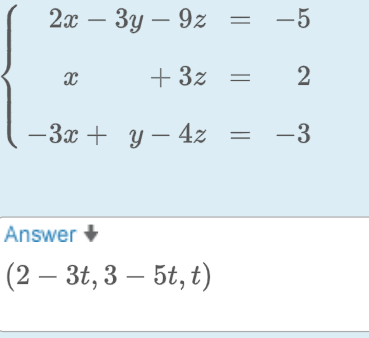 Solved 39-48 Dependent or Inconsistent Linear Systems | Chegg.com