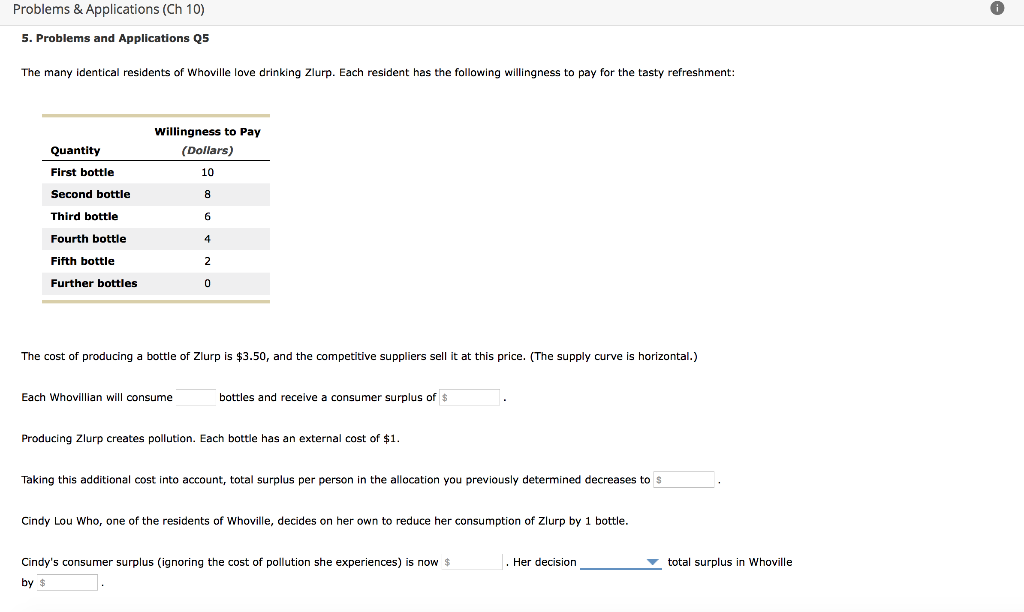 Solved Problems & Applications (Ch 10) 5. Problems and | Chegg.com Solved Problems & Applications (Ch 10) 5. Problems and | Chegg.com