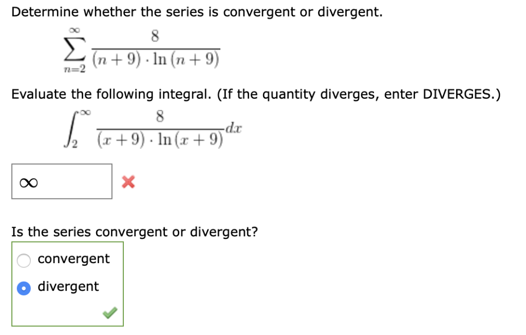 Solved Determine whether the series is convergent or | Chegg.com