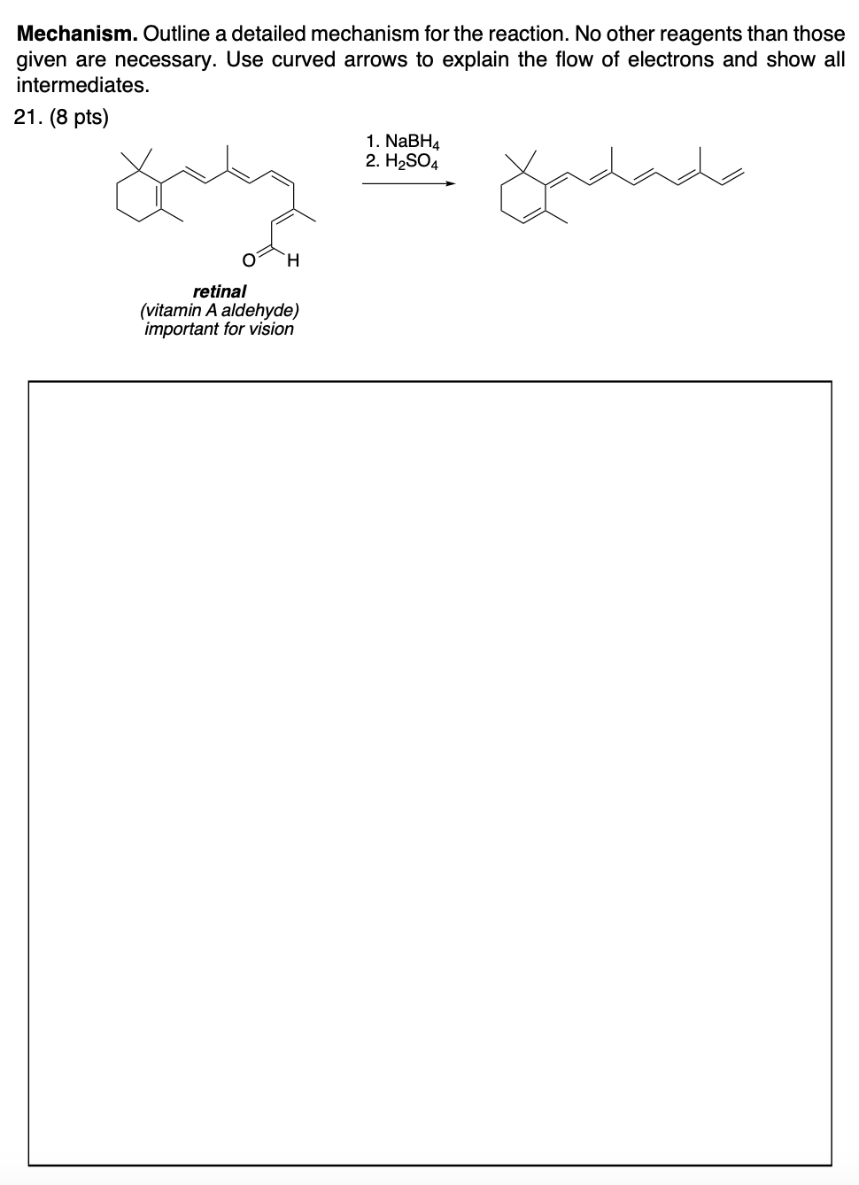 Solved Mechanism. Outline a detailed mechanism for the | Chegg.com