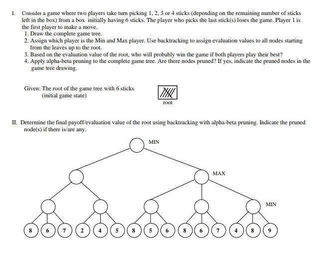 Consider a game where two players take turn picking | Chegg.com