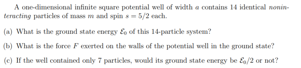 Solved A one-dimensional infinite square potential well of | Chegg.com