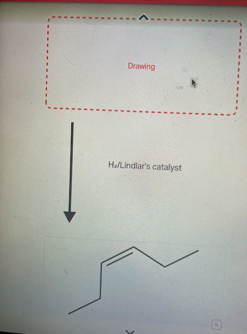 Solved Draw the starting structure that would lead to the | Chegg.com