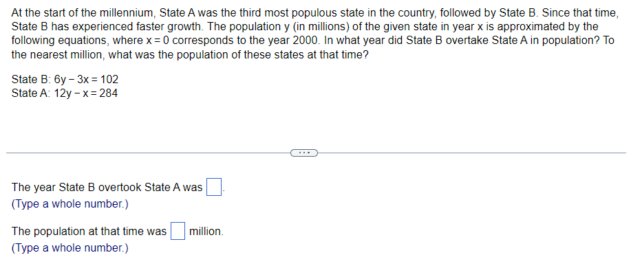 Solved At the start of the millennium, State A was the third | Chegg.com