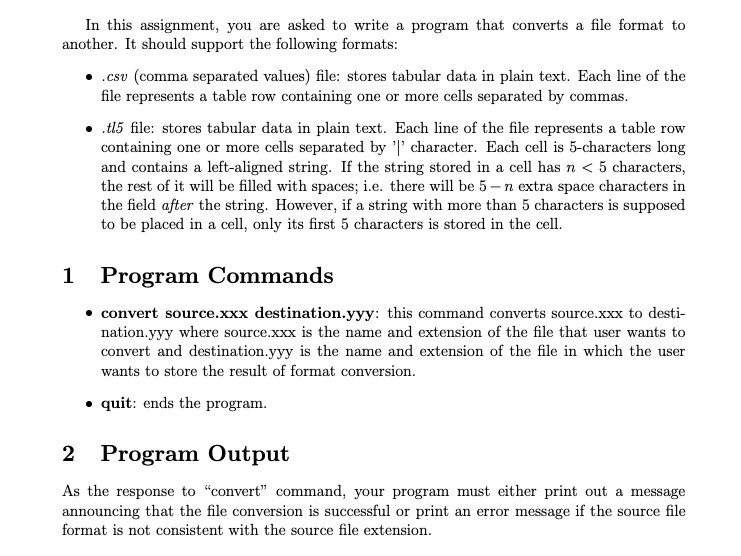 Solved In This Assignment You Are Asked To Write A Program 2720