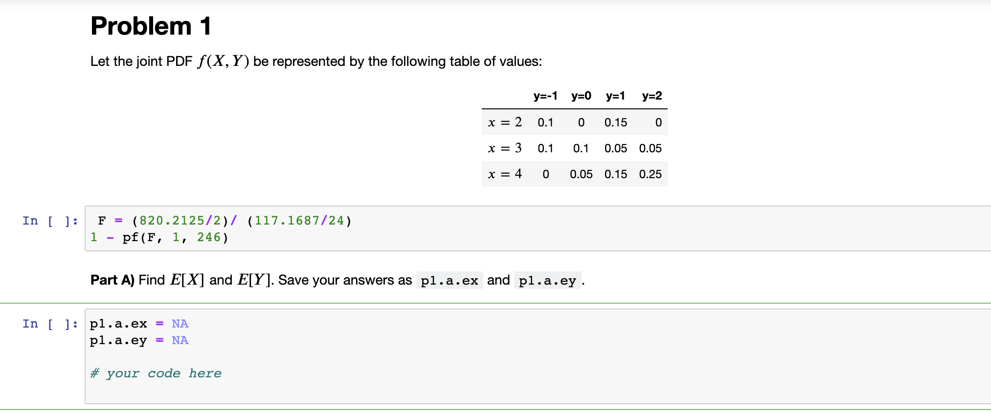 Solved Let the joint PDF f(X,Y) be represented by the | Chegg.com