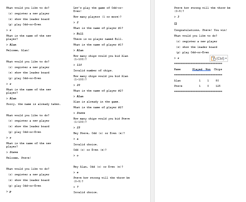 Solved I'm trying to practice developing python code | Chegg.com