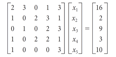 Solved 5. Consider the following matrix equation AX = B a) | Chegg.com