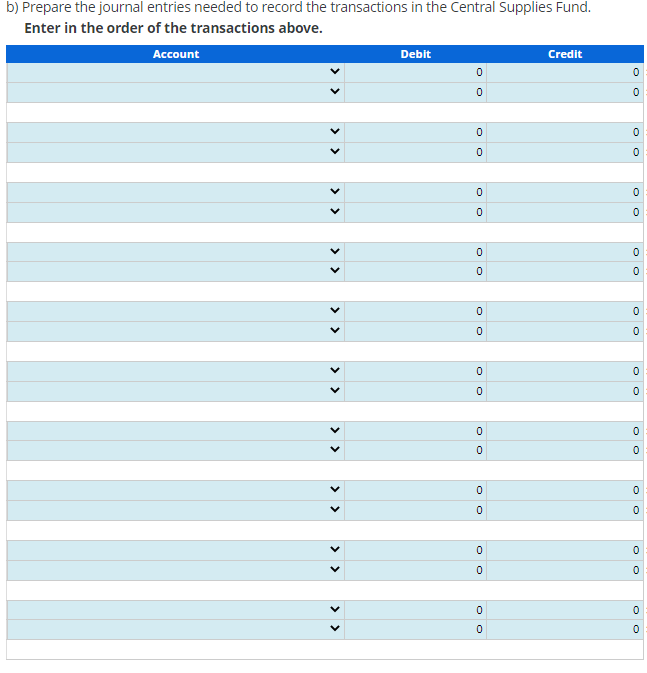 Solved Journal entries for several funds and statements for | Chegg.com
