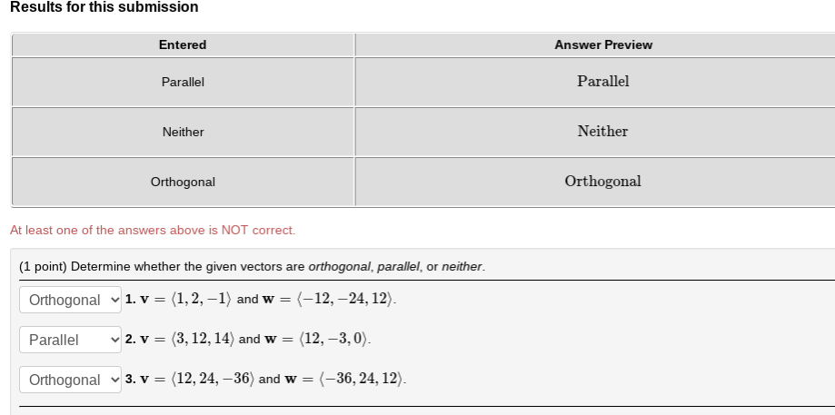 Solved Results for this submission Entered Answer Preview | Chegg.com
