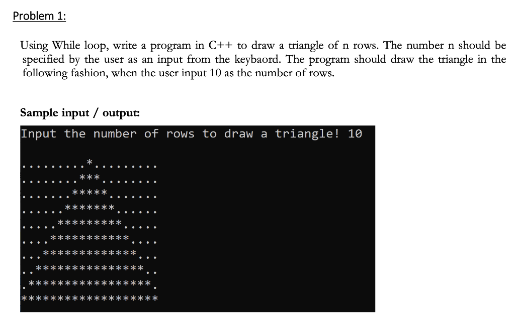 Solved Problem 1 Using While Loop Write A Program In C