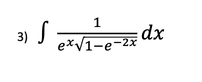 Solved 3) Sexvi-e-zxdx | Chegg.com