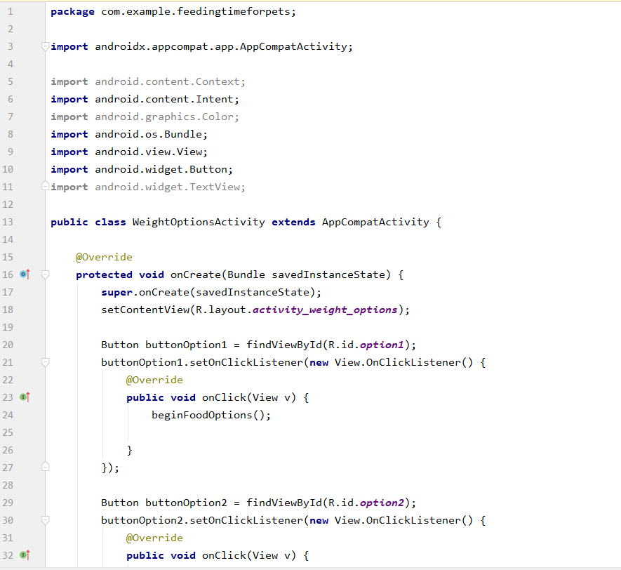 Solved I am new to Android Studio and have made all my | Chegg.com