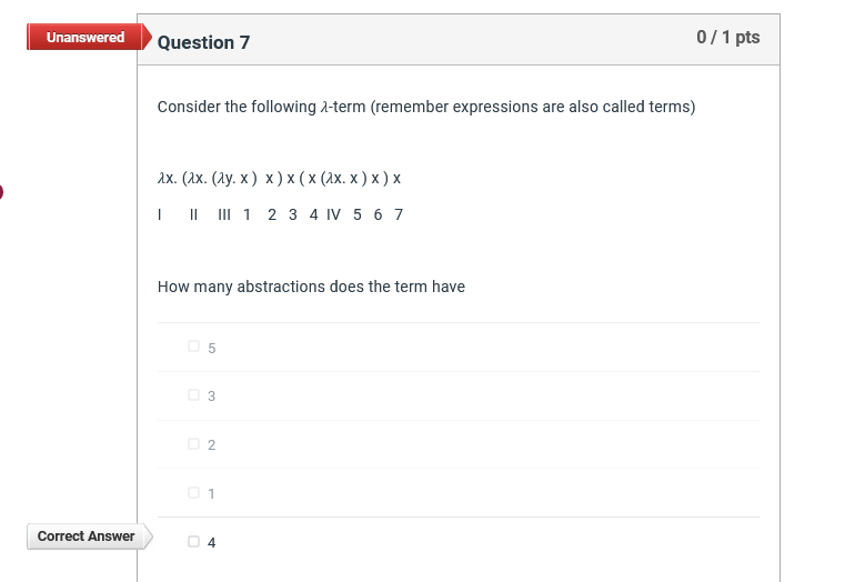 Solved Consider the following λ-term (remember expressions | Chegg.com