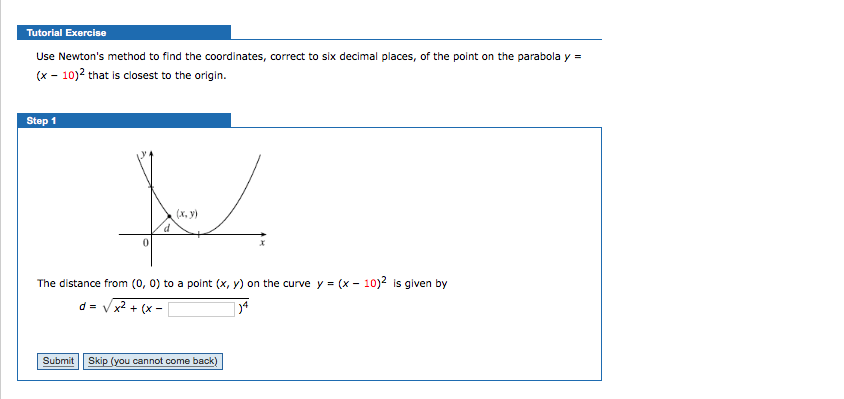 Solved Tutorial Exercise Use Newtons Method To Find The