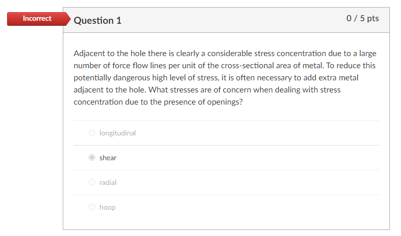 Solved Adjacent to the hole there is clearly a considerable | Chegg.com