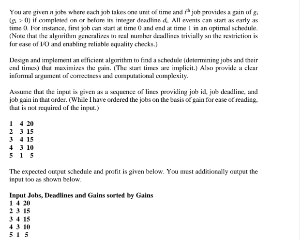 we have not to implement in any language we have to | Chegg.com