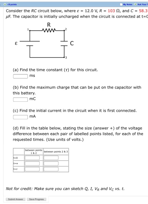 Solved (In the following problem, C= capacitance of the | Chegg.com