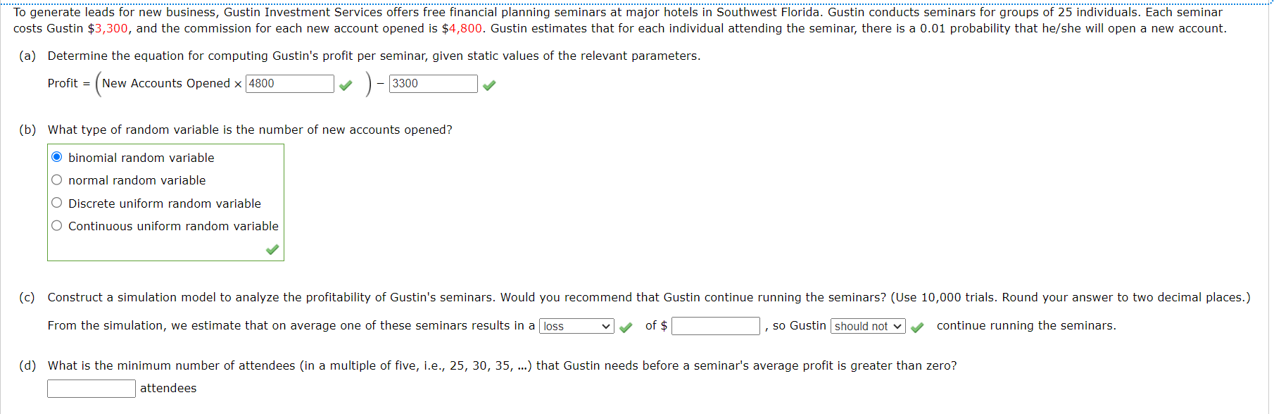 (a) Determine the equation for computing Gustin's | Chegg.com