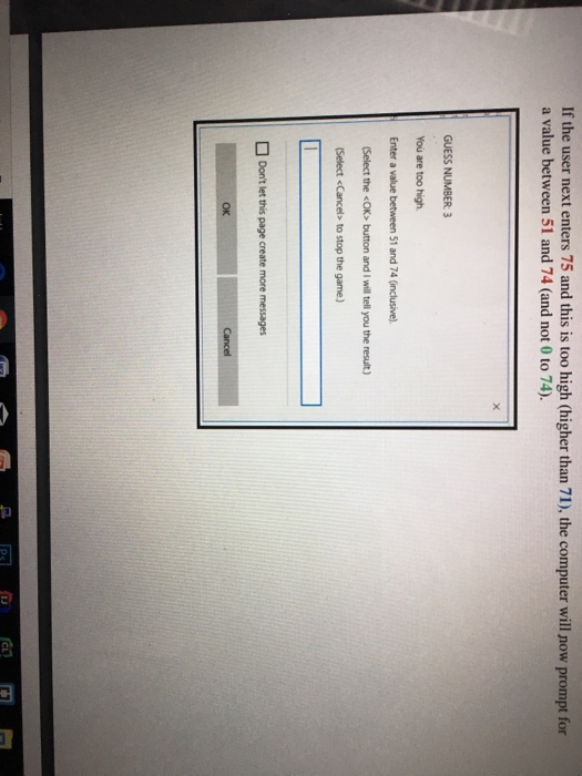 Solved Project 3: Using JavaScript to play a Guessing Game | Chegg.com