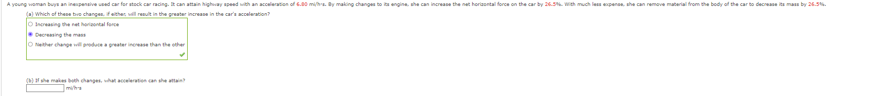 Solved (a) Which of these two changes, if either, will | Chegg.com