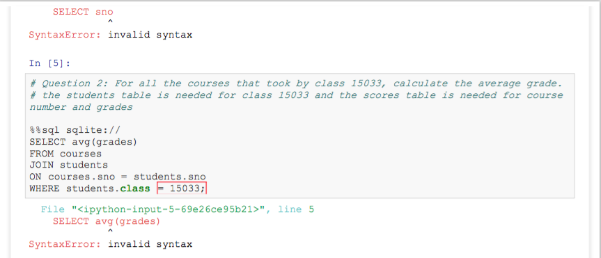 Solved I’m having trouble figuring out these syntax errors | Chegg.com
