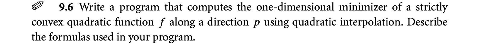 Solved 9.6 Write a program that computes the one-dimensional | Chegg.com