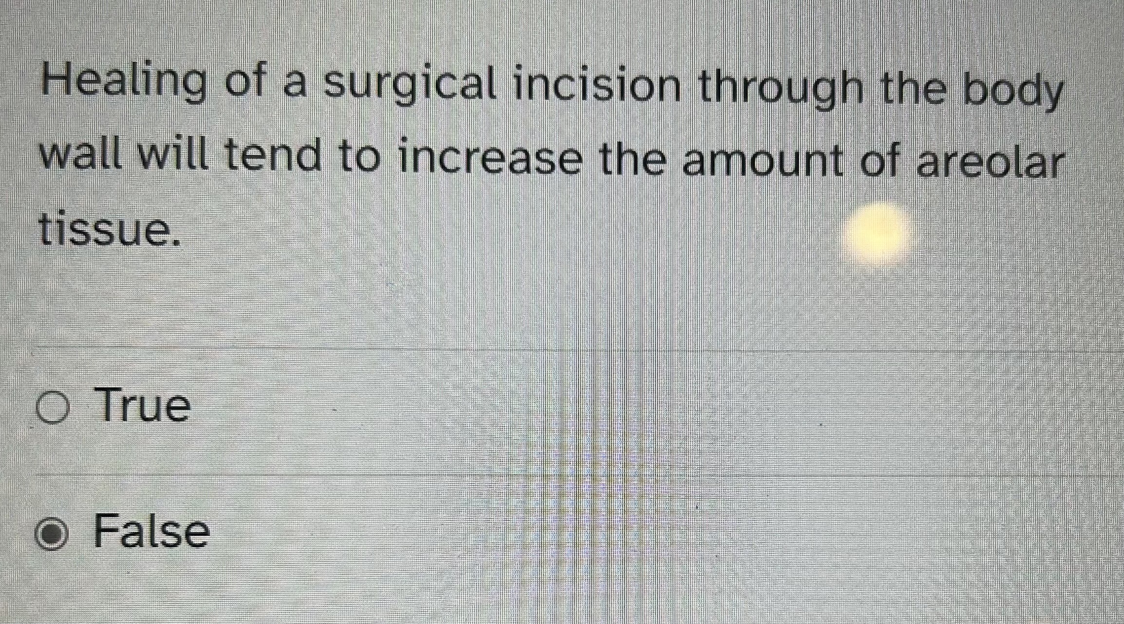Solved Healing of a surgical incision through the bodywall | Chegg.com