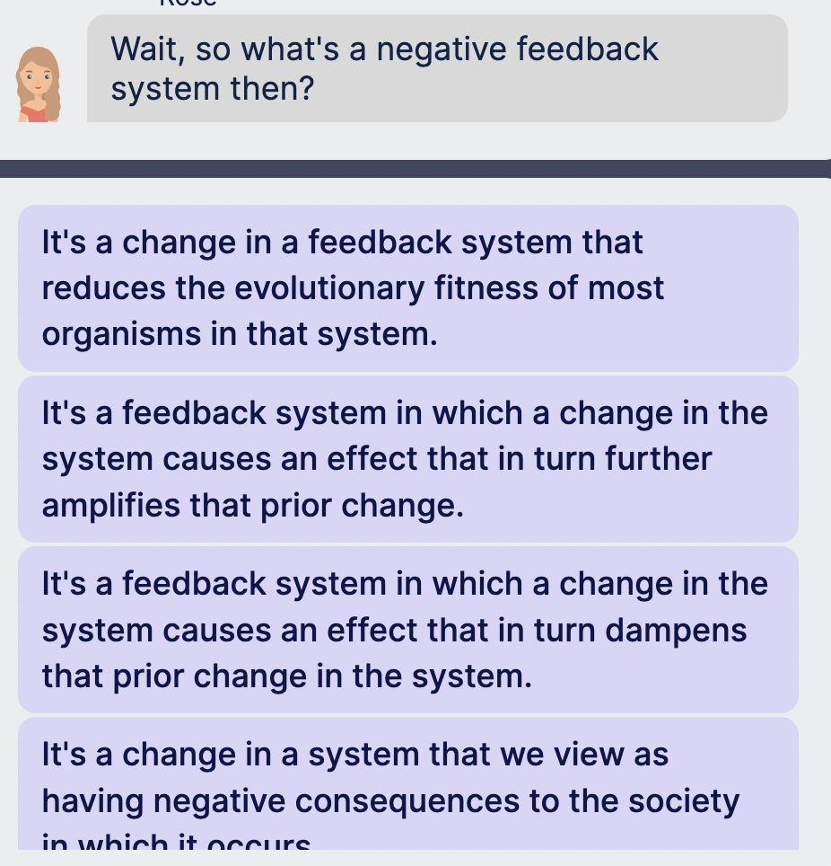 Solved It's a change in a feedback system thatreduces the | Chegg.com