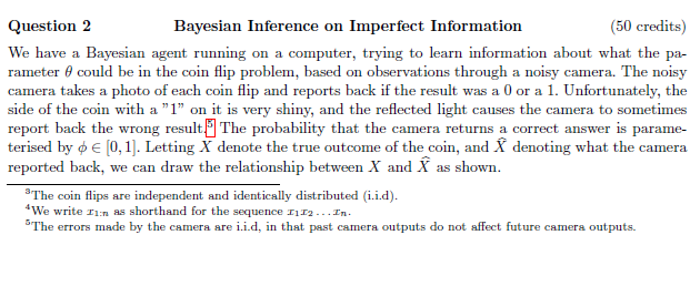 Solved Question 2 Bayesian Inference on Imperfect | Chegg.com Solved Question 2 Bayesian Inference on Imperfect | Chegg.com