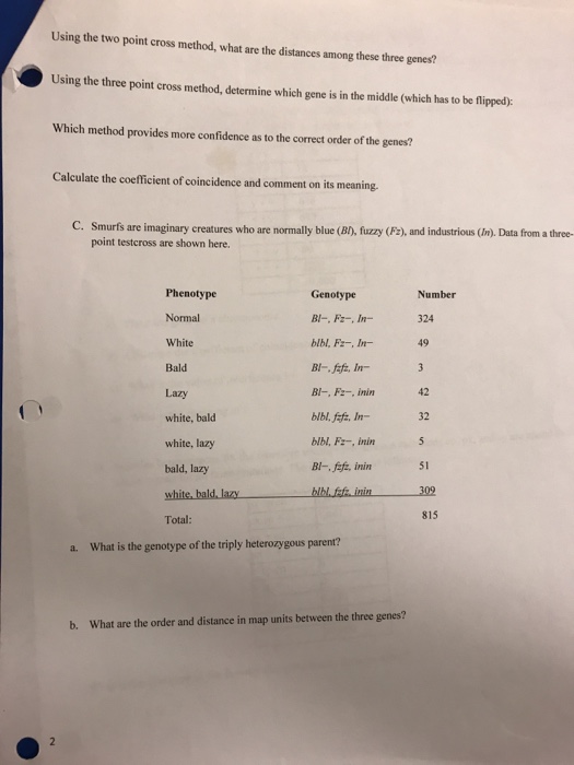 Solved Using the two point cross method, what are the | Chegg.com