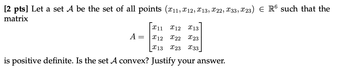 Solved [2 pts] Let a set A be the set of all points | Chegg.com