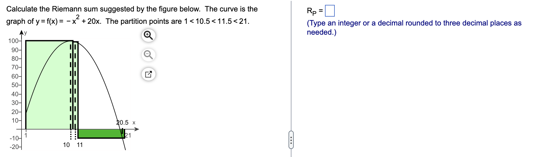 Solved Calculate the Riemann sum suggested by the figure | Chegg.com