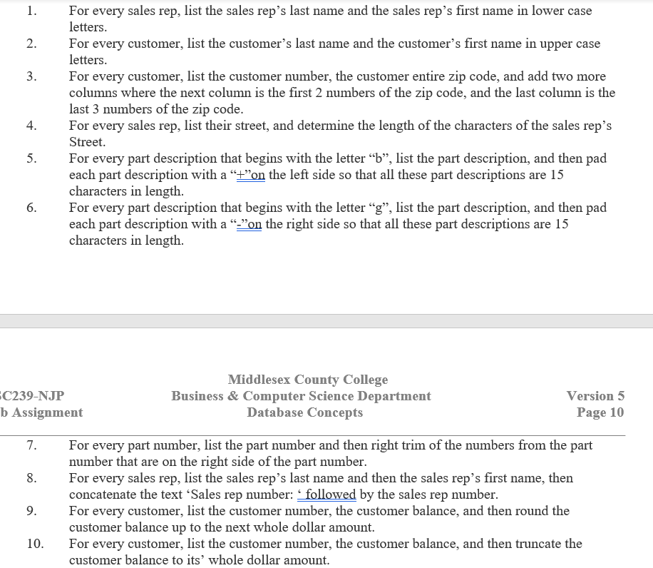 Solved 11. For every order, list the order number and | Chegg.com