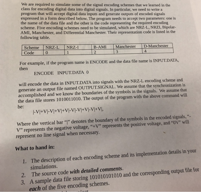 We are required to simulate some of the signal | Chegg.com