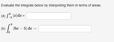 Solved Evaluate the integrals below by interpreting them in | Chegg.com