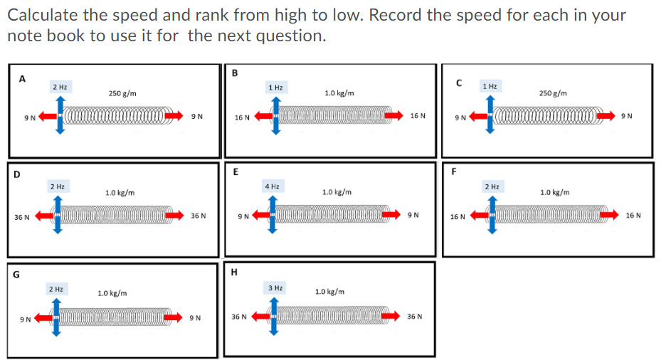 Solved Calculate the speed and rank from high to low. Record | Chegg.com