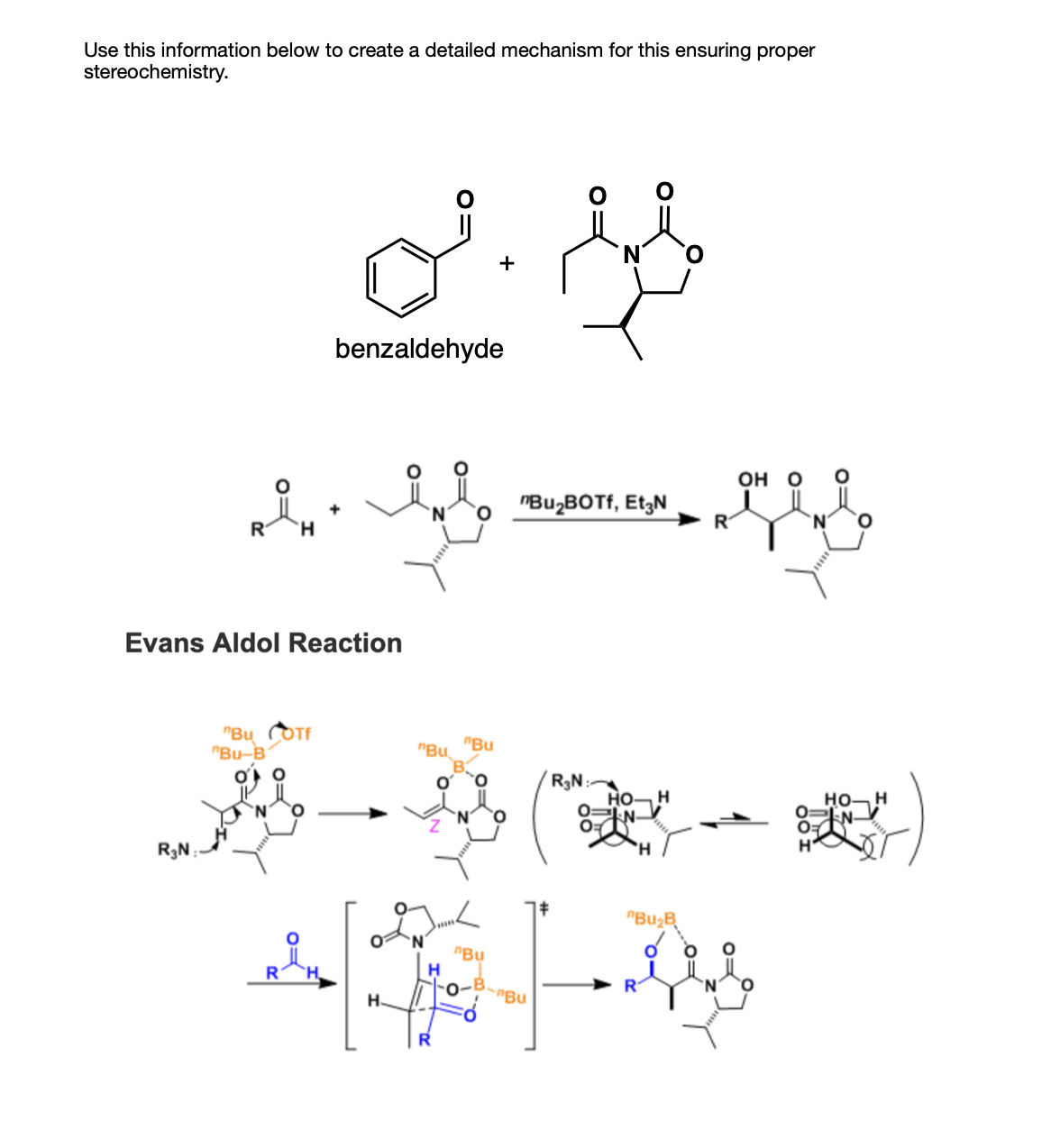Solved I want the mechanism for the benzaldehyde please | Chegg.com