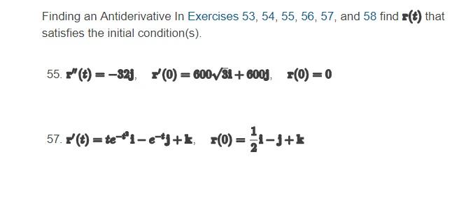 Solved Finding an Antiderivative In Exercises 53, 54, | Chegg.com