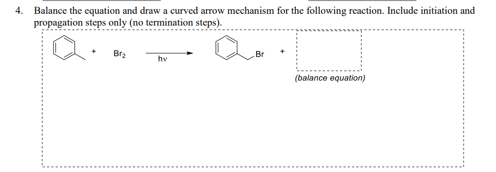 Solved Balance the equation and draw a curved arrow | Chegg.com
