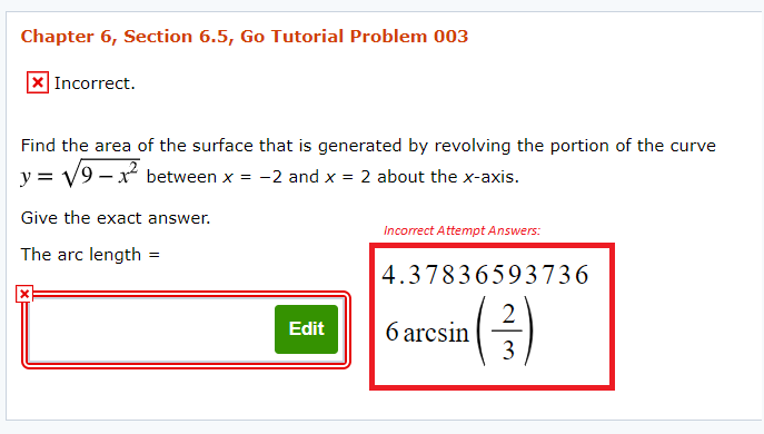 Solved Chapter 6, Section 6.5, Go Tutorial Problem 003 X | Chegg.com