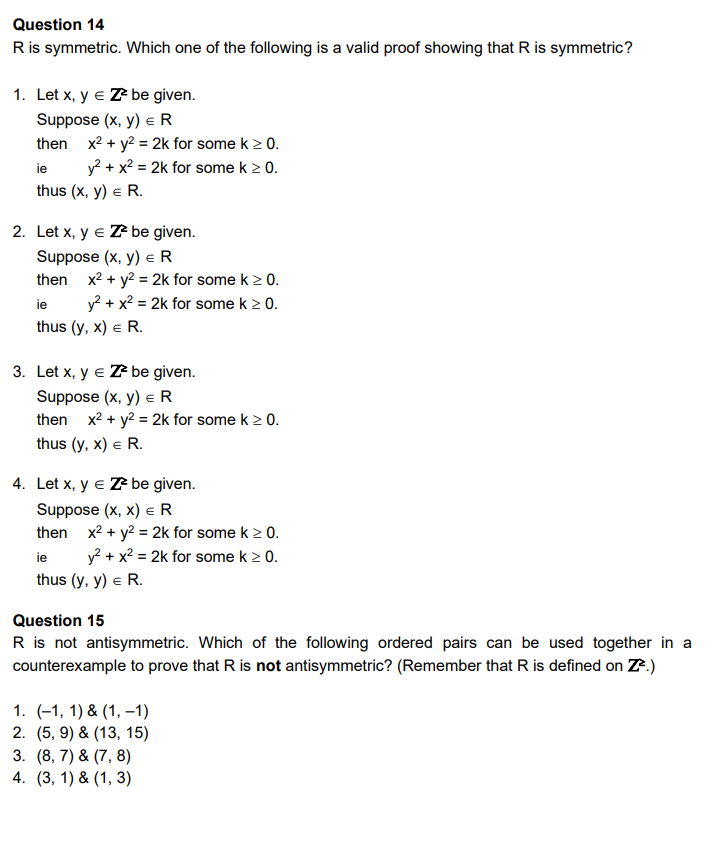 Solved COS1501/001/0/2021 Question 11 Which one of the | Chegg.com