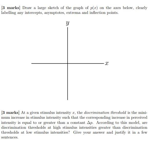 Solved Fechner's law describes the relationship between | Chegg.com