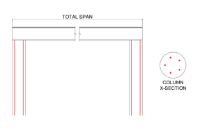 Solved A 10 feet high concrete column supports a W12x40 | Chegg.com