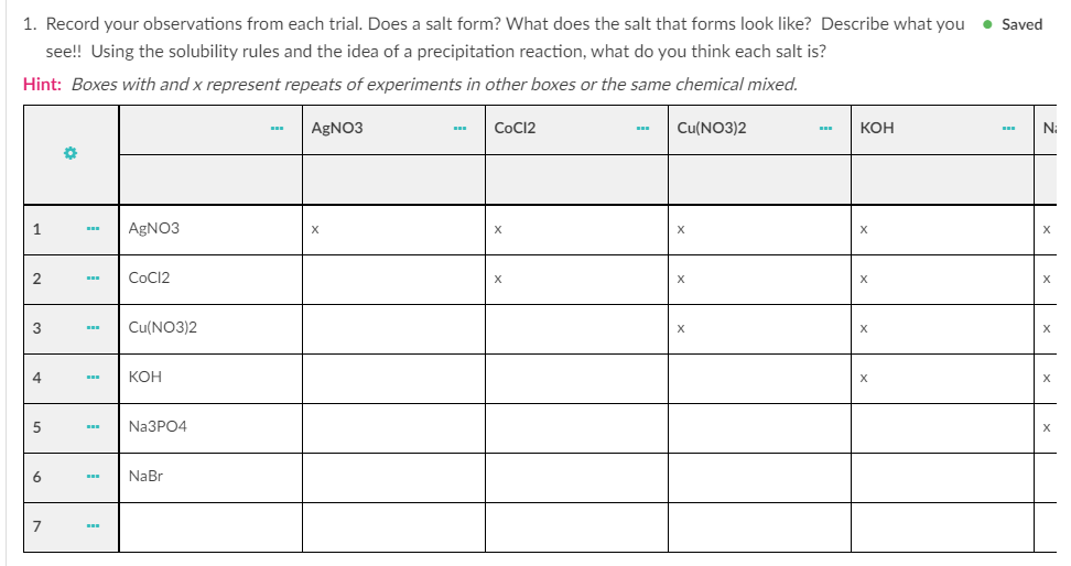 Solved Kindly fill the table in Here is the rest of the | Chegg.com