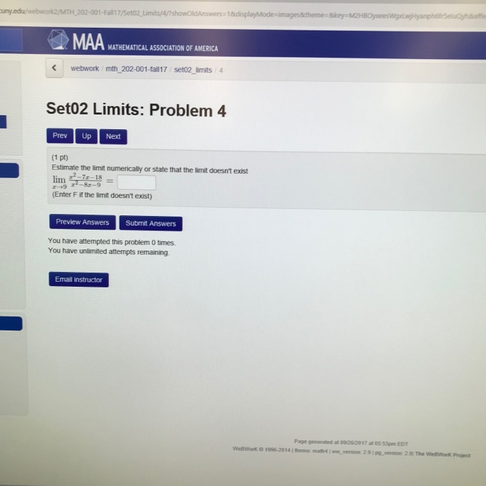 Solved MATHEMATICAL ASSOCIATION OF AMERICA webwork mth | Chegg.com Solved MATHEMATICAL ASSOCIATION OF AMERICA webwork mth | Chegg.com