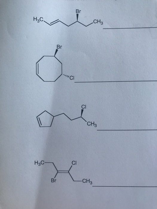 Solved Br Нас CH3 3 i C Cl CH3 H3C Cl Br CH3 | Chegg.com
