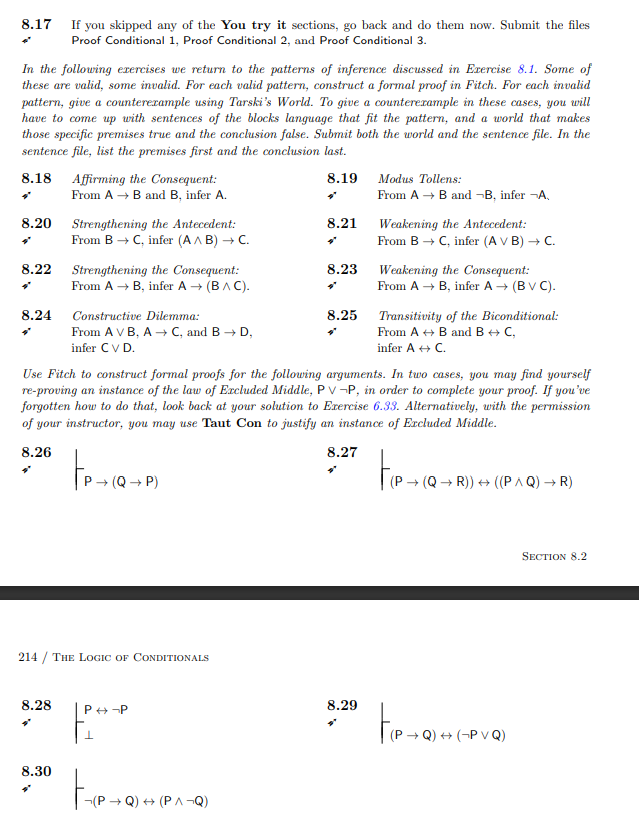 Solved I need help with 8.21 - 8.27. Please do these ASAP | Chegg.com