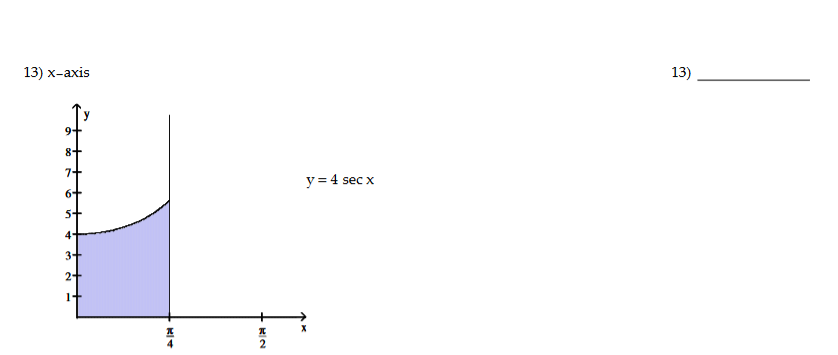 Solved Find the volume of the solid generated when the | Chegg.com