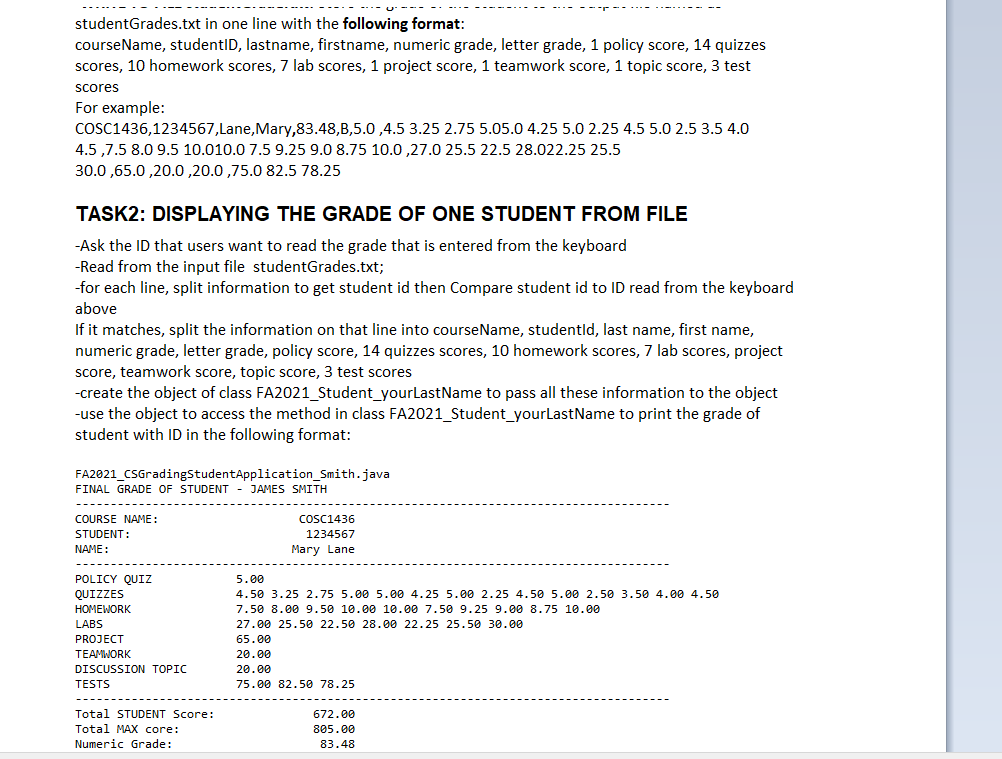 Solved PROJECT REQUIREMENT Use Java to provide the | Chegg.com
